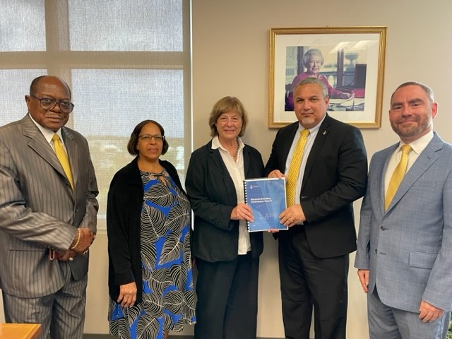 Boundary changes report handed over to acting governor - Cayman Compass