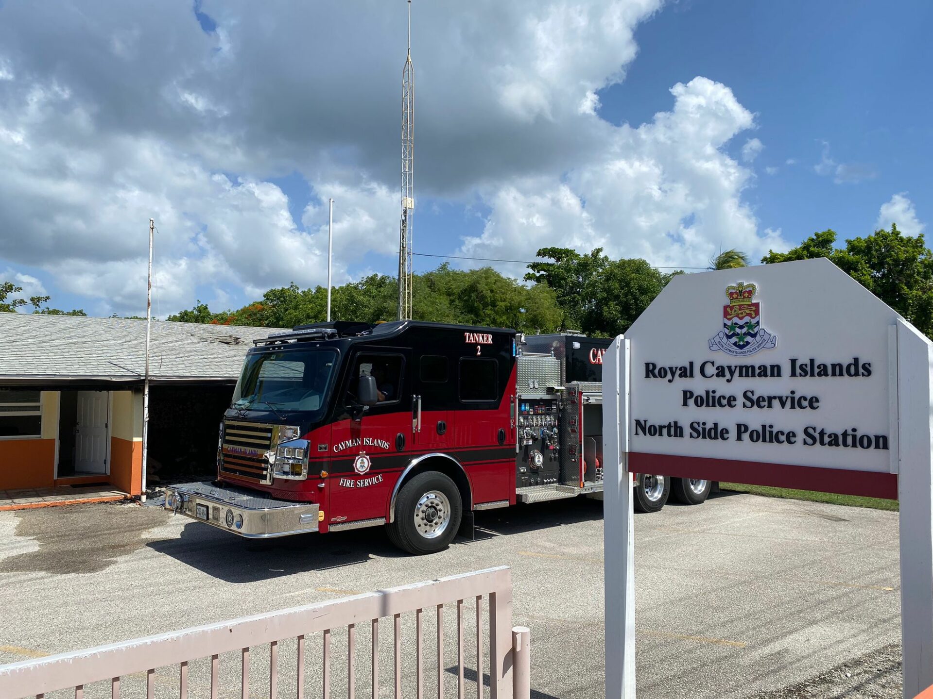 Arson suspect arrested in North Side Police Station fire - Cayman Compass