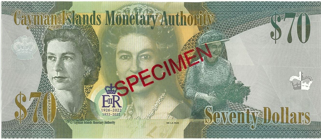 Commemorative $70 note unveiled in honour of Queen Elizabeth - Cayman ...
