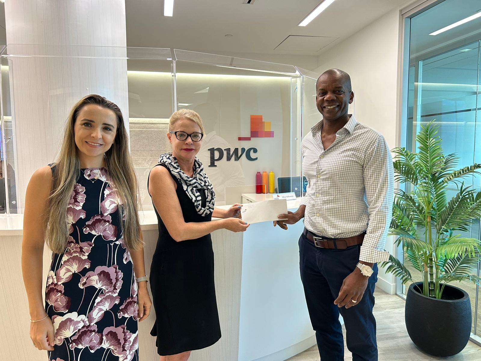 PWC Donation Diana and Peter - Cayman Compass