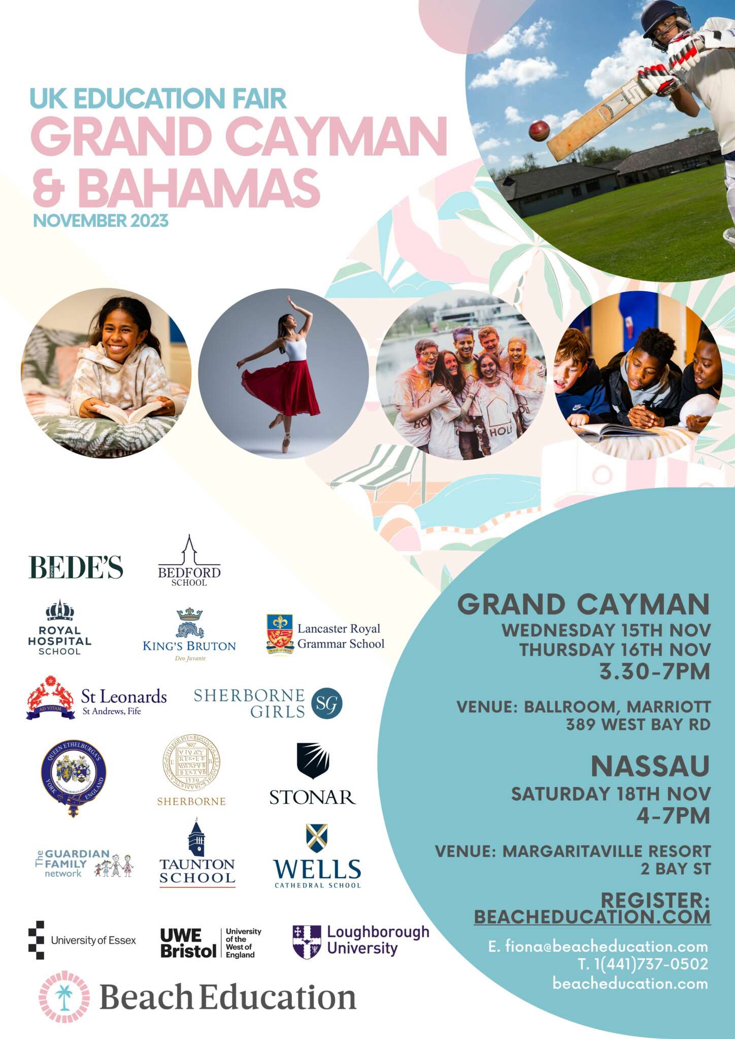 Beach Education Cayman & Bahamas Flyer 2023 for EVITE - Cayman Compass