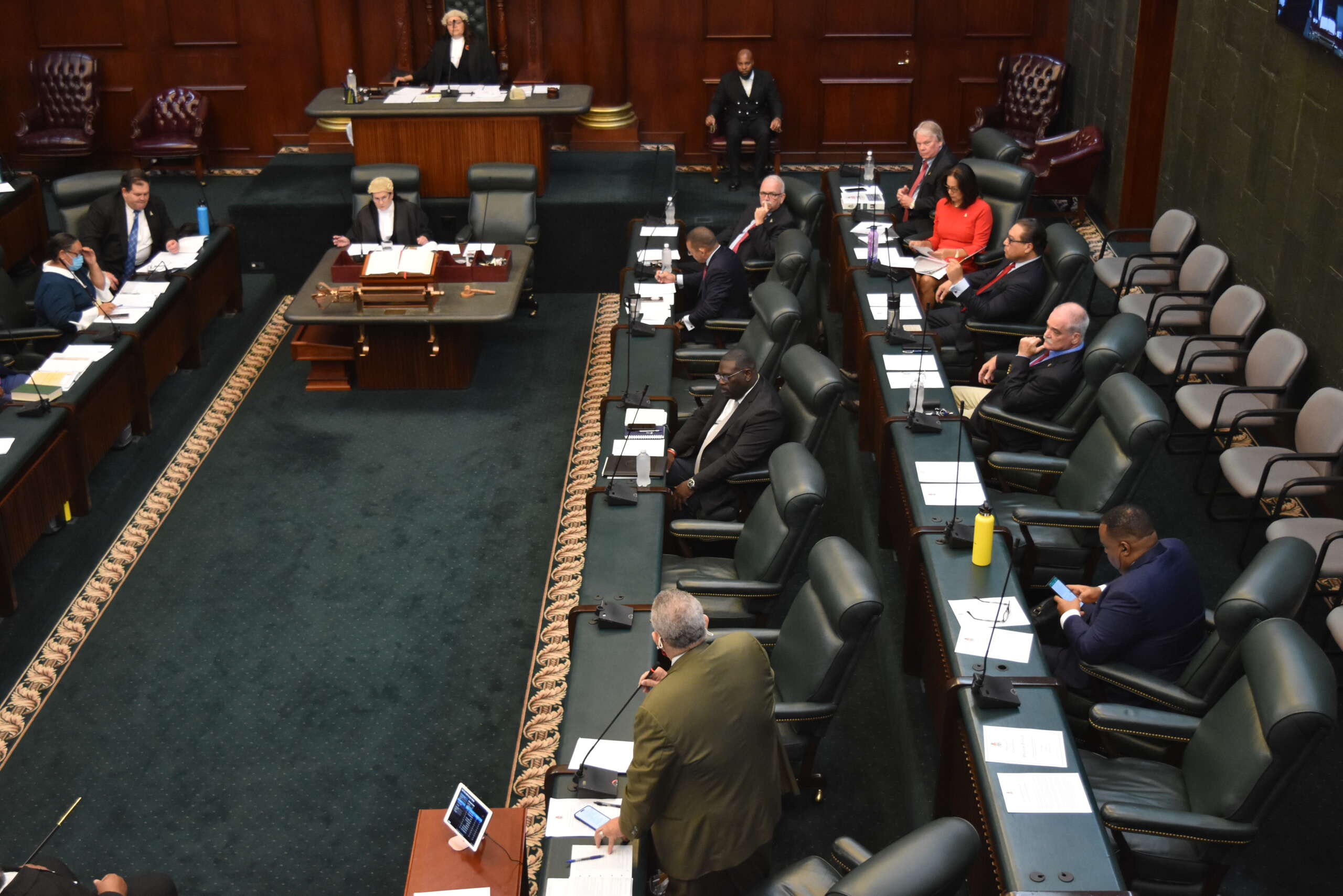 McKeeva Bush speaking - Cayman Compass