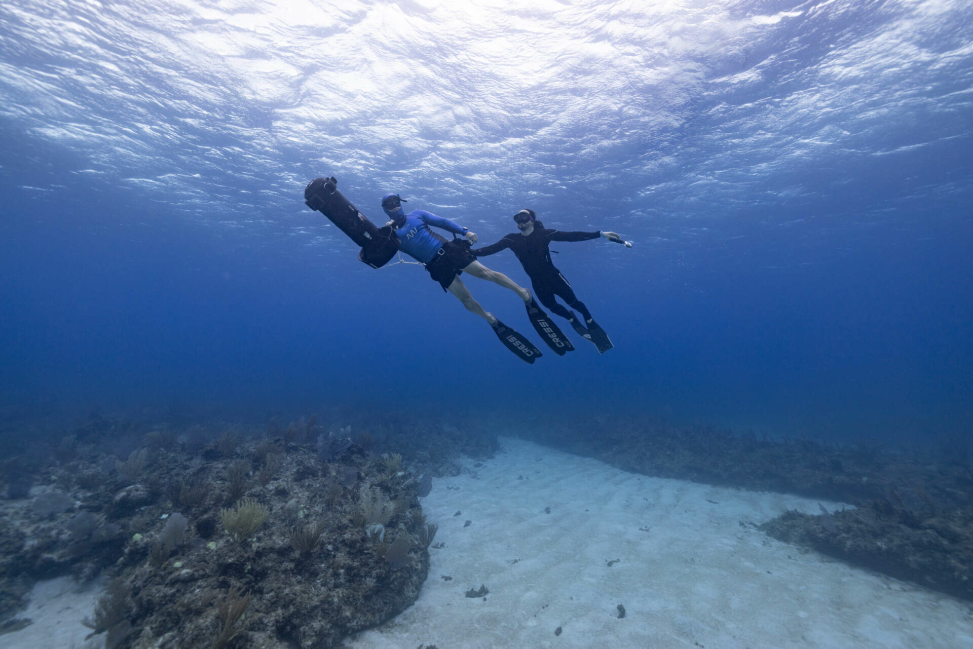 Superstar DJ Steve Aoki goes freediving and e-foiling in Cayman ...