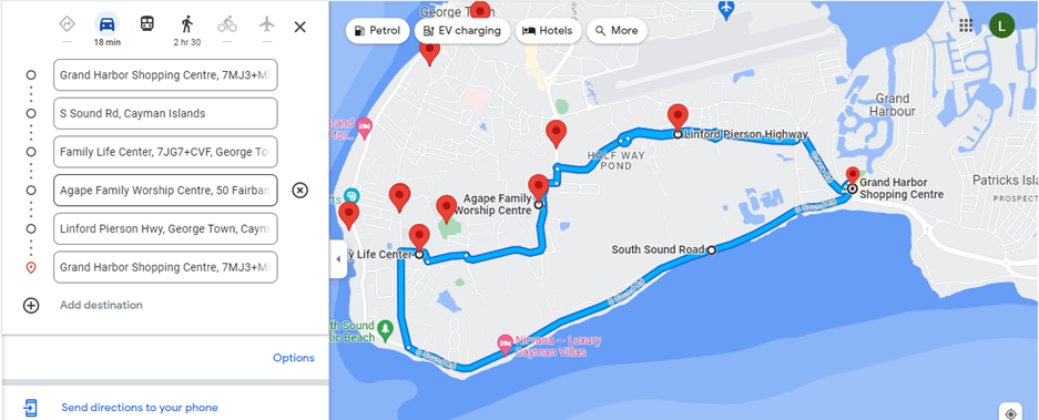 Route 10 - Cayman Compass