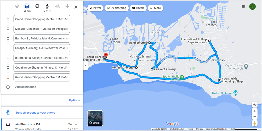 Route 12 - Cayman Compass