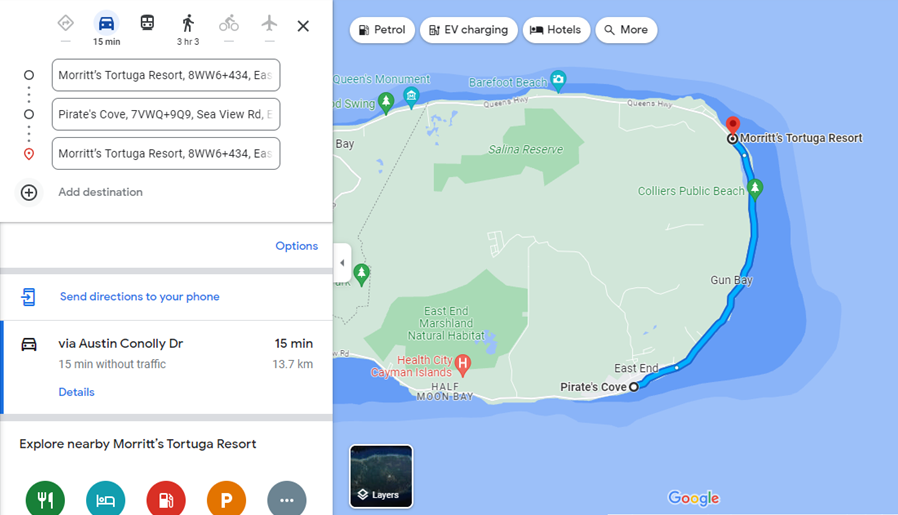 Route 17 - Cayman Compass