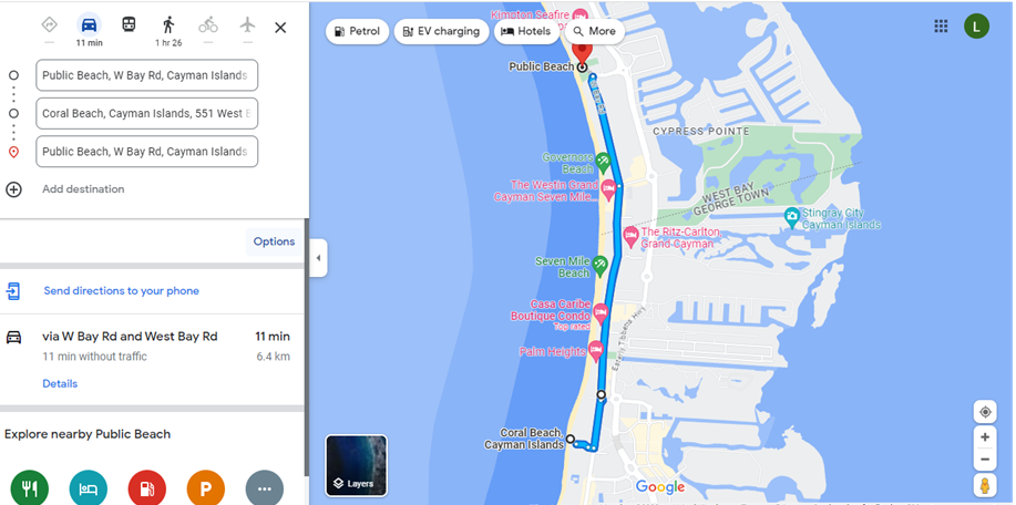 Route 18 - Cayman Compass