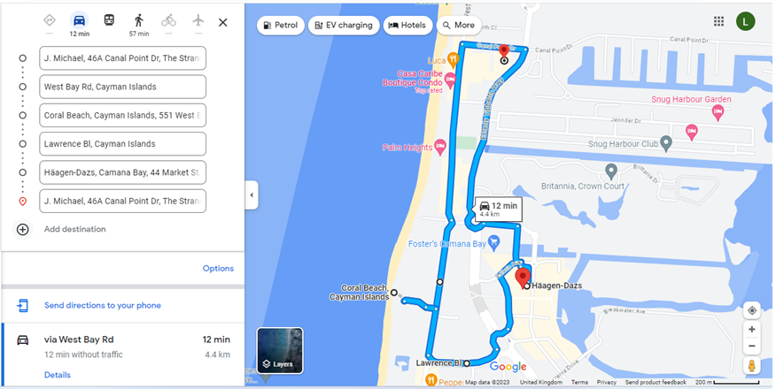 Route 5 - Cayman Compass