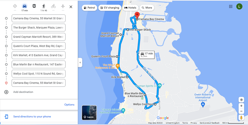 Route 6 - Cayman Compass