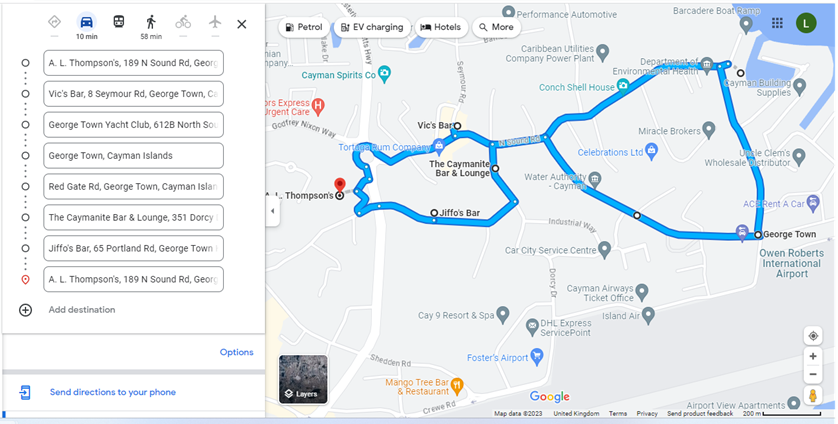 Route 7 - Cayman Compass