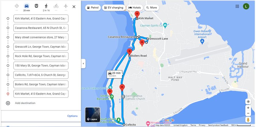 Route 9 - Cayman Compass