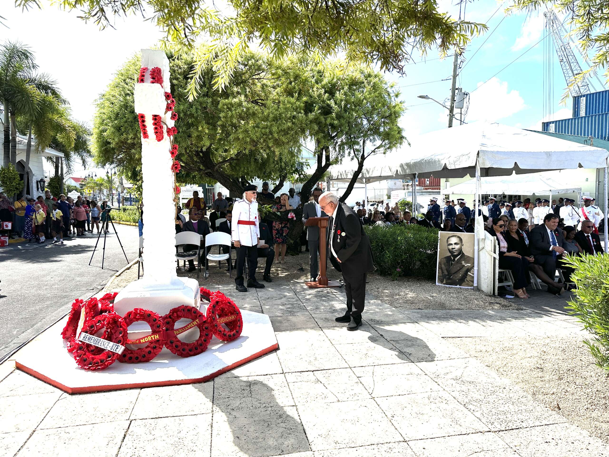 Harwell 'Harry' McCoy honoured at Remembrance Sunday - Cayman Compass