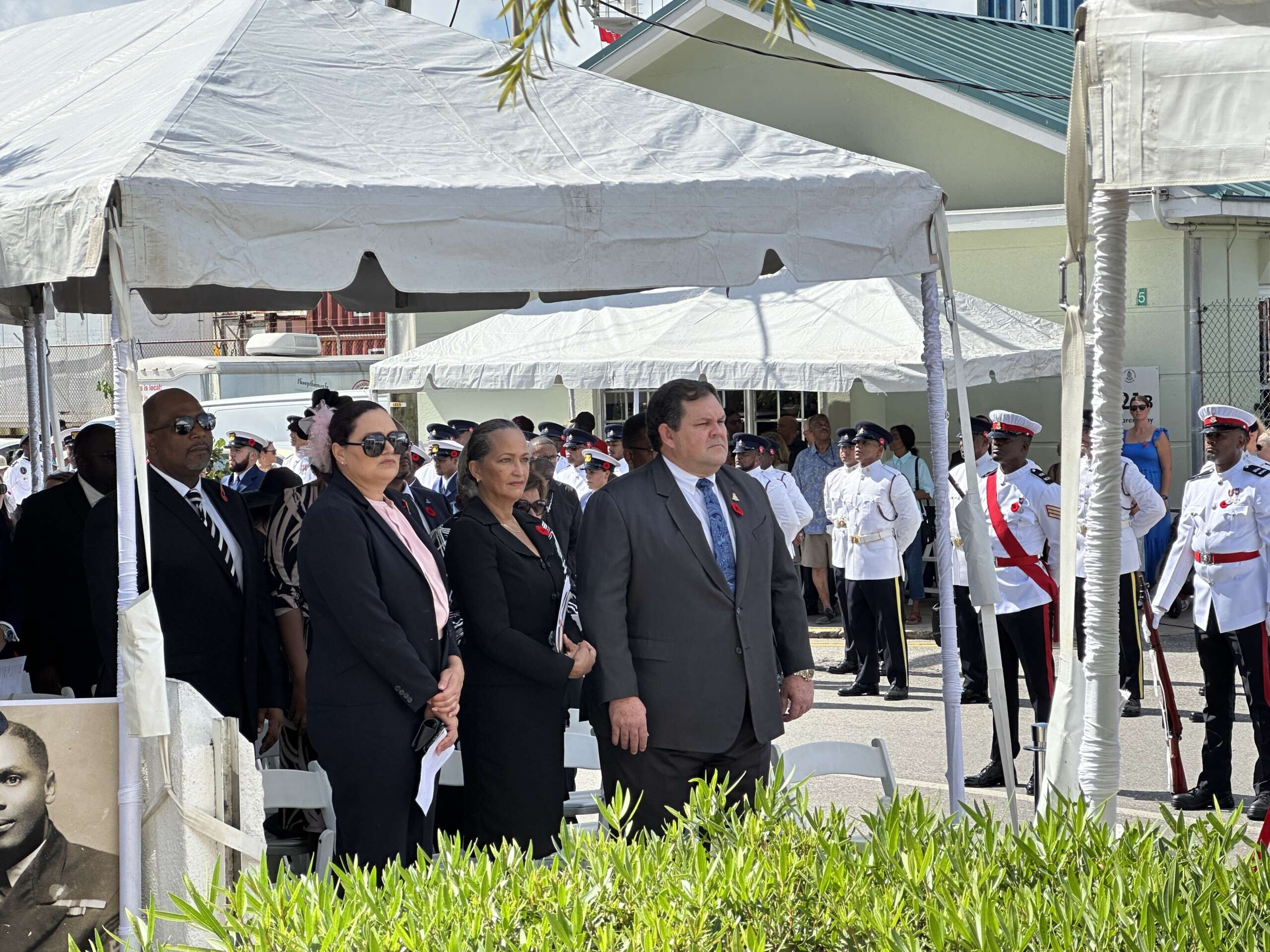 Harwell 'Harry' McCoy honoured at Remembrance Sunday - Cayman Compass