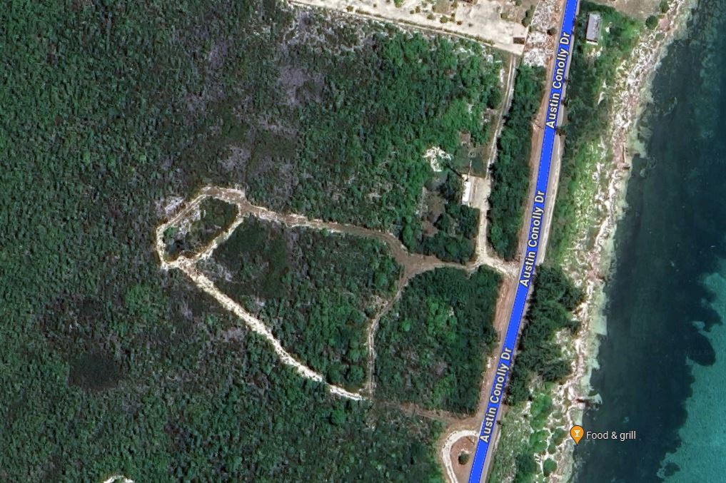 Google maps of scene - Cayman Compass