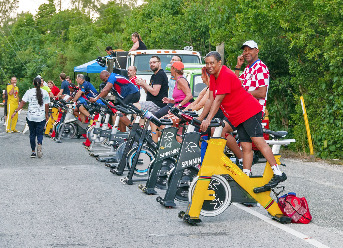 Spinners are winners at marathon water stop - Cayman Compass