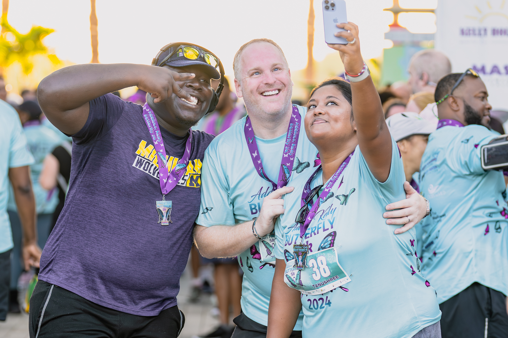 Hundreds shine light on mental health in annual Addison Kelly Butterfly ...