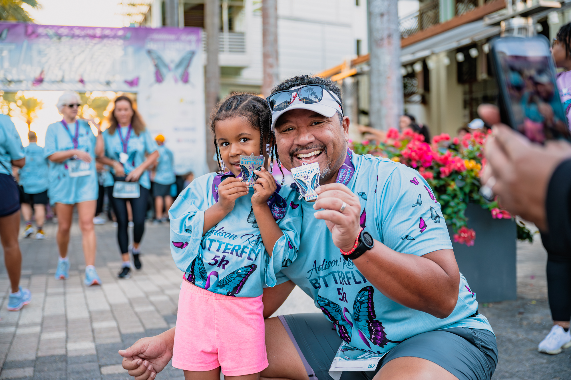 Hundreds shine light on mental health in annual Addison Kelly Butterfly ...
