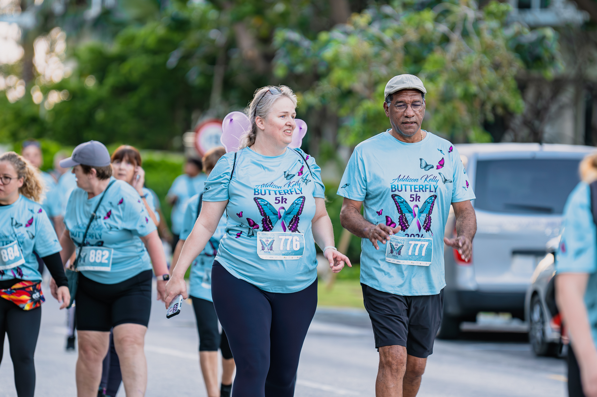 Hundreds shine light on mental health in annual Addison Kelly Butterfly ...