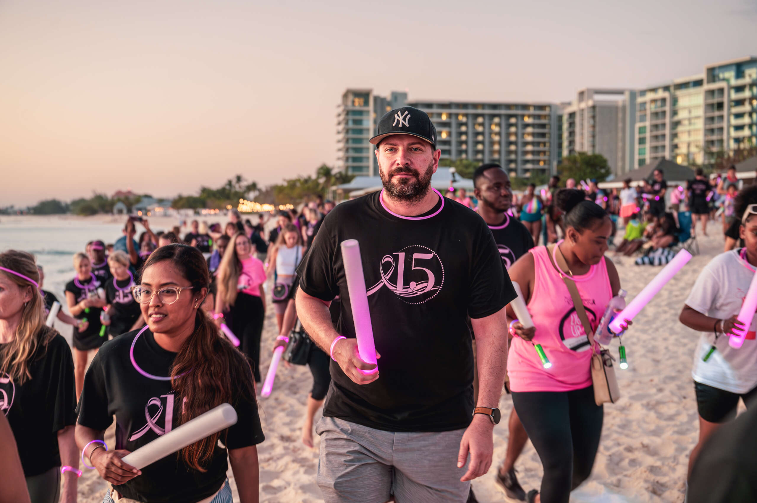 Hundreds Light up the Night for breast cancer awareness - Cayman Compass