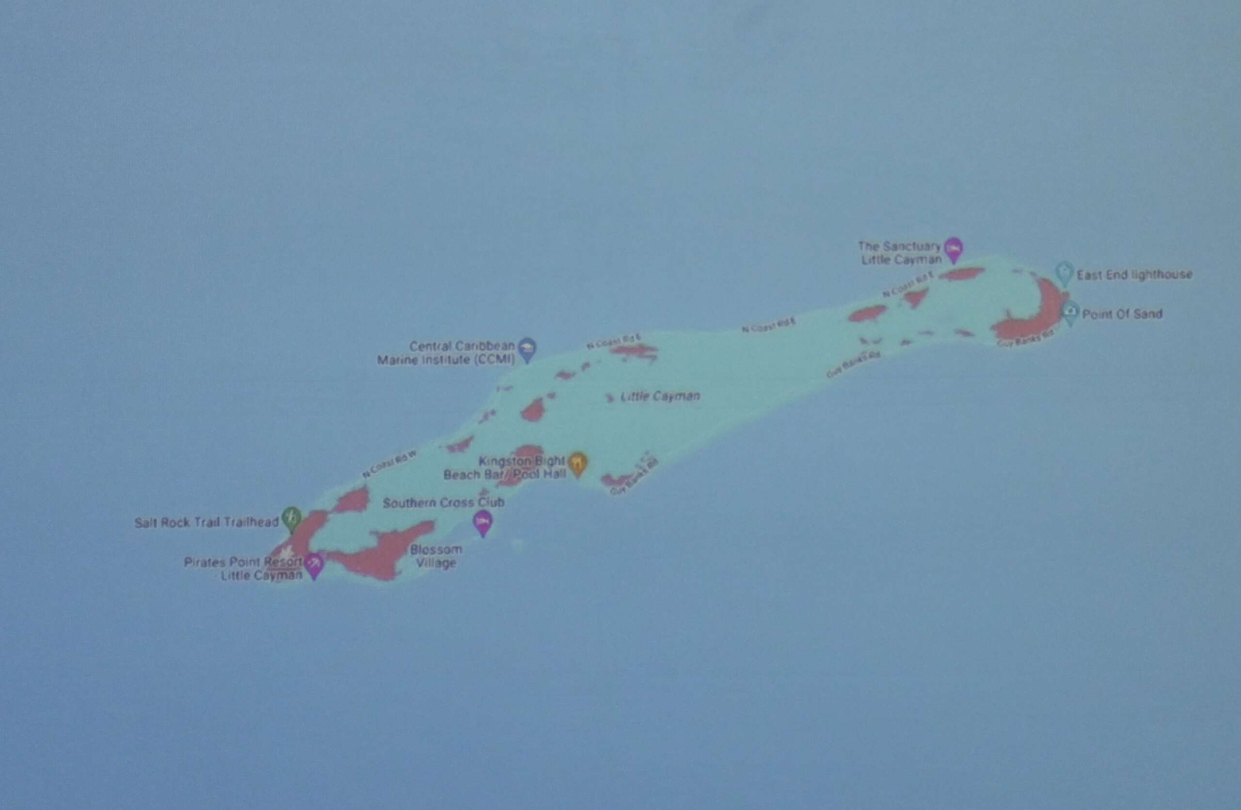 Little Cayman map - Cayman Compass