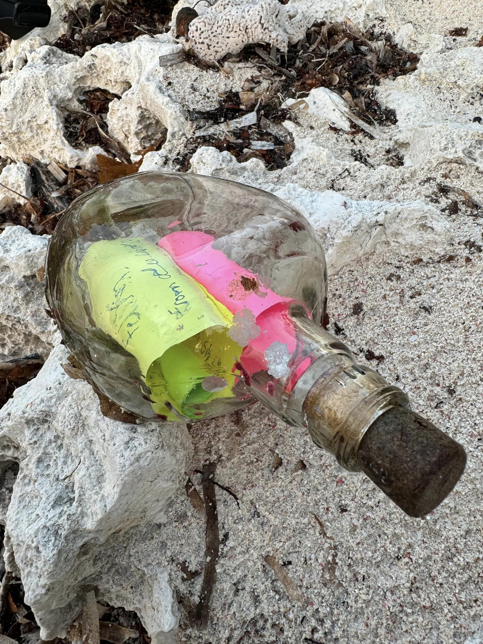 Messages in bottle found on morning walk - Cayman Compass
