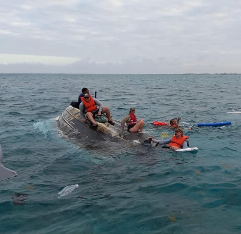 Tourists feared being eaten by sharks when boat sank off West Bay ...
