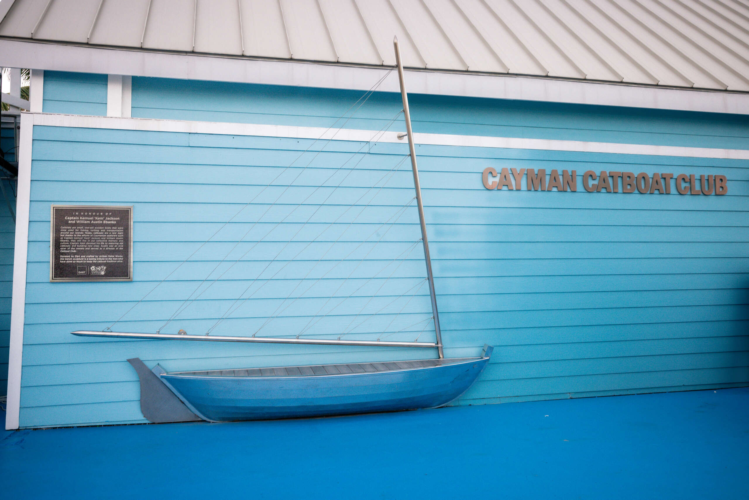 New catboat sculpture honours seafarers - Cayman Compass