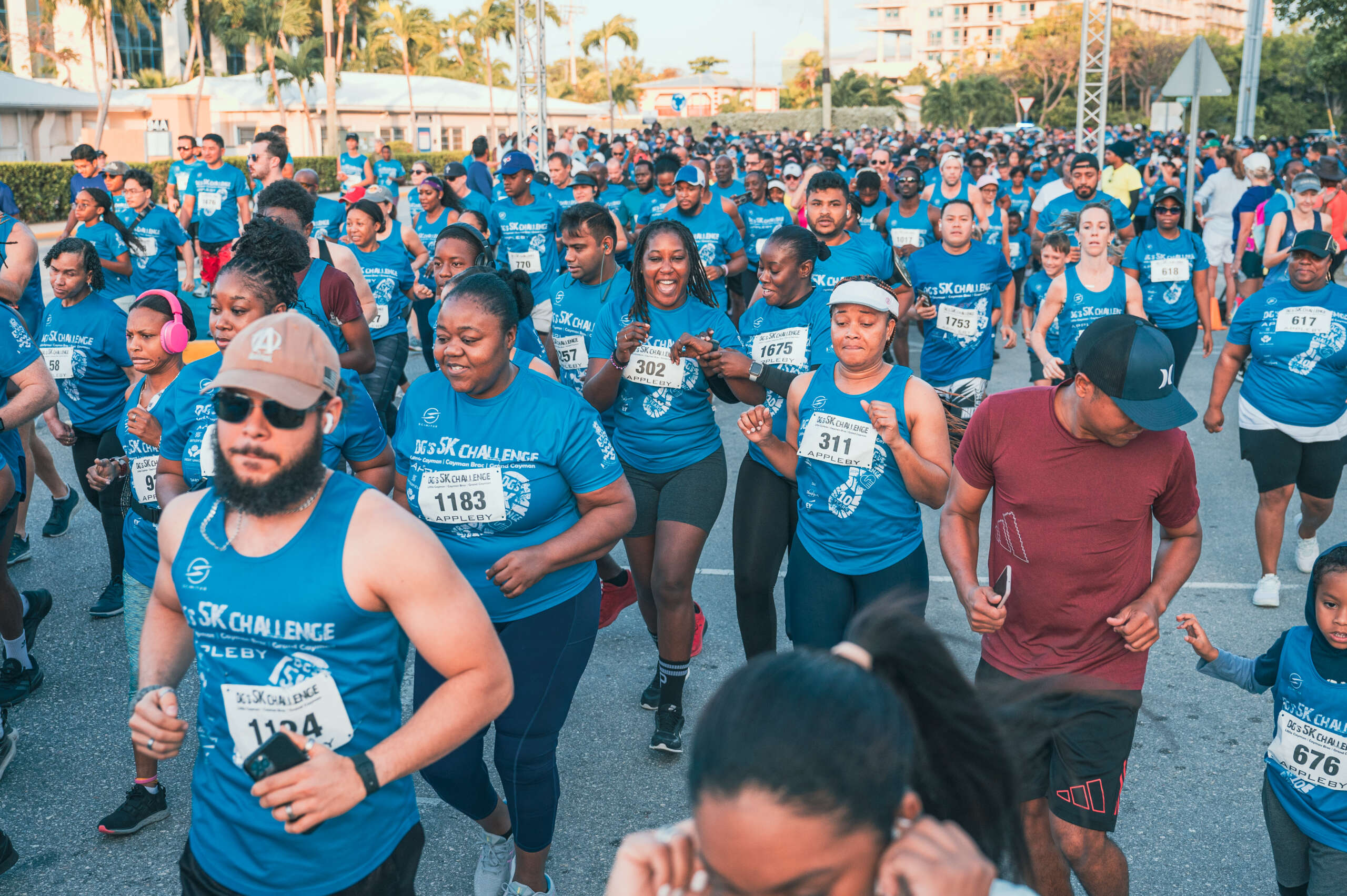 Sea of blue as hundreds join DG's 5K Challenge - Cayman Compass