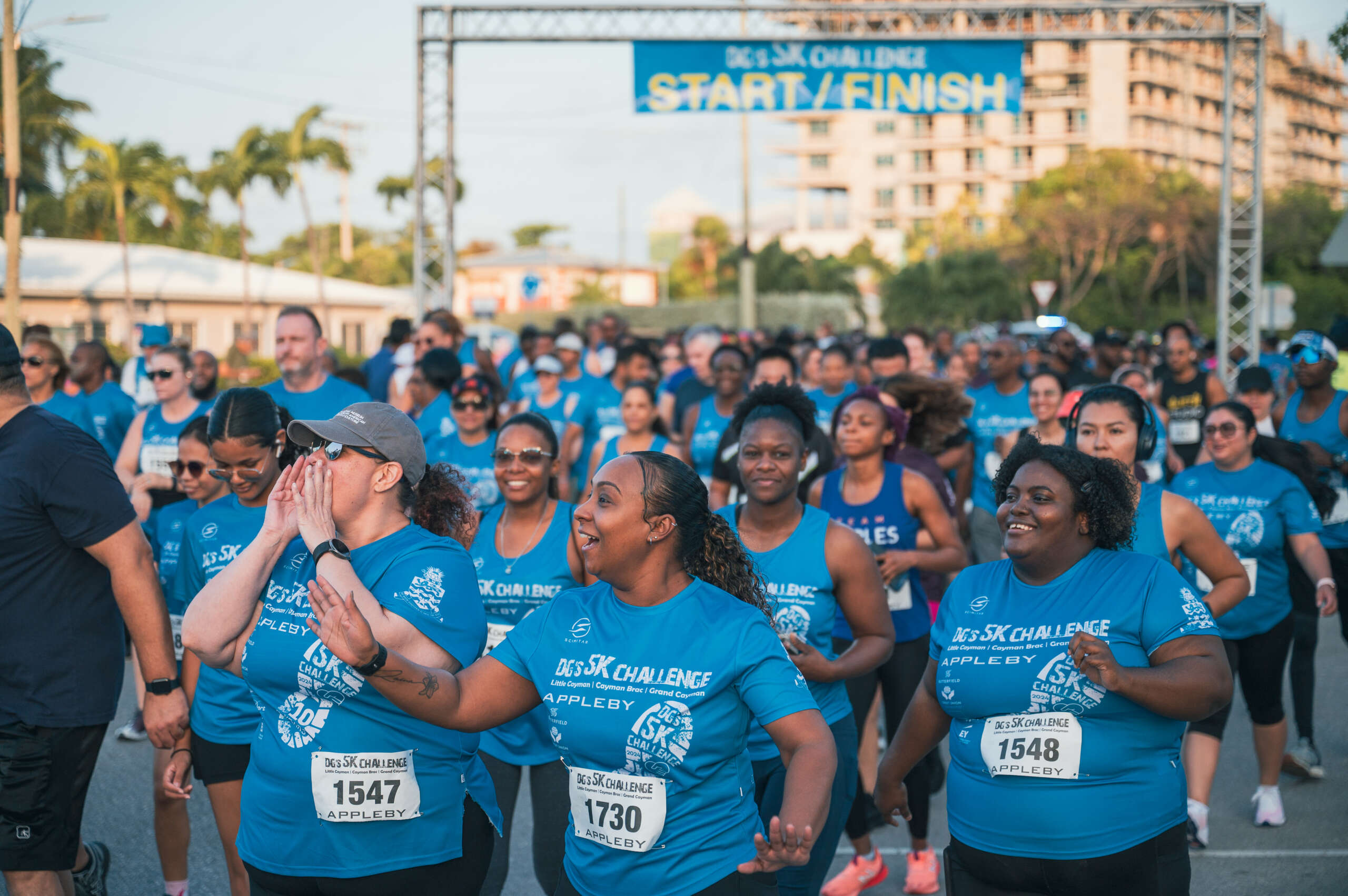 Sea of blue as hundreds join DG's 5K Challenge - Cayman Compass