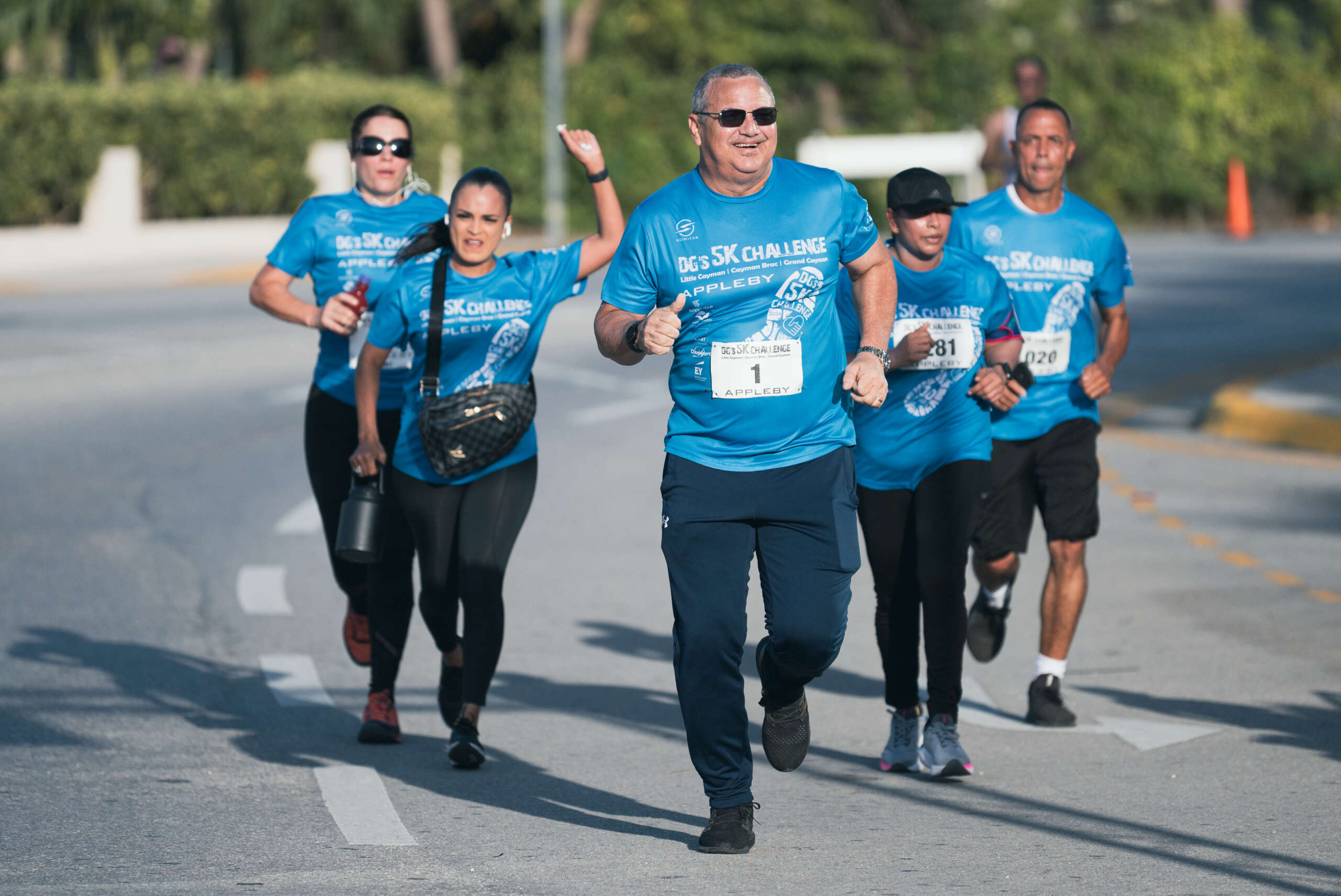 Sea of blue as hundreds join DG's 5K Challenge - Cayman Compass
