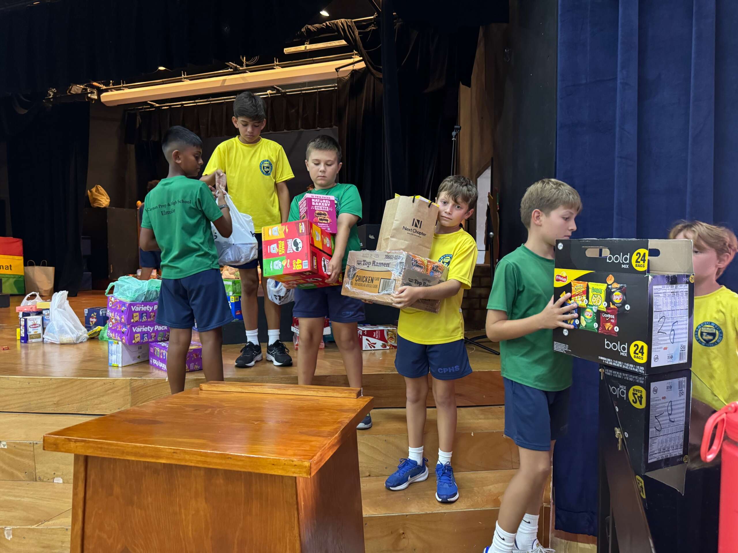 Cayman Prep students donate over 13K items to food bank - Cayman Compass