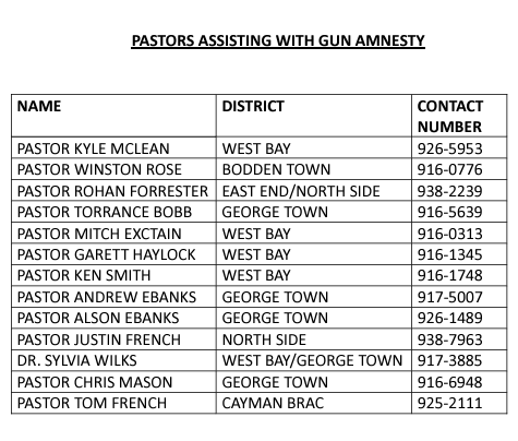 Gun Amnesty 1 - Cayman Compass