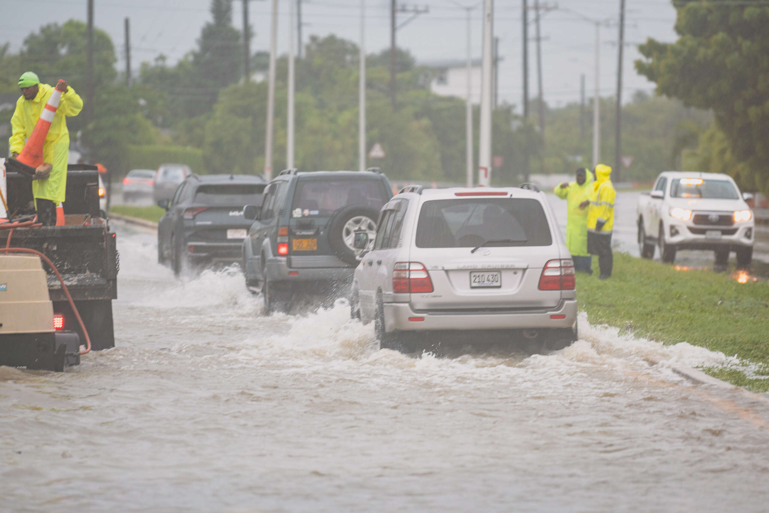 Regiment assists with school drop-offs in flood-hit areas - Cayman Compass