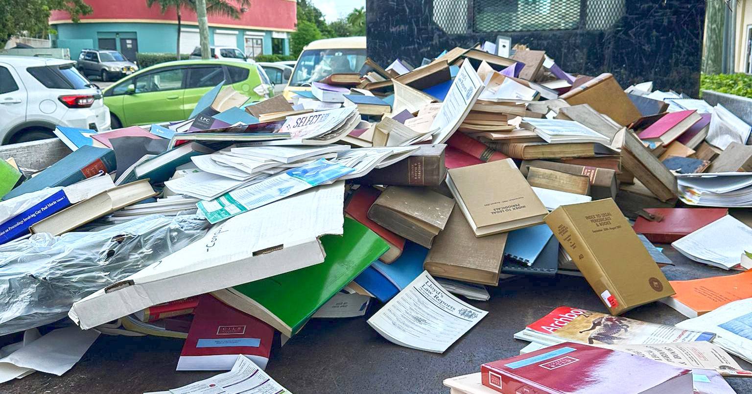 Hundreds of historic law books saved from destruction