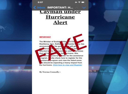 Fake Hurricane Beryl alert email flagged - Cayman Compass