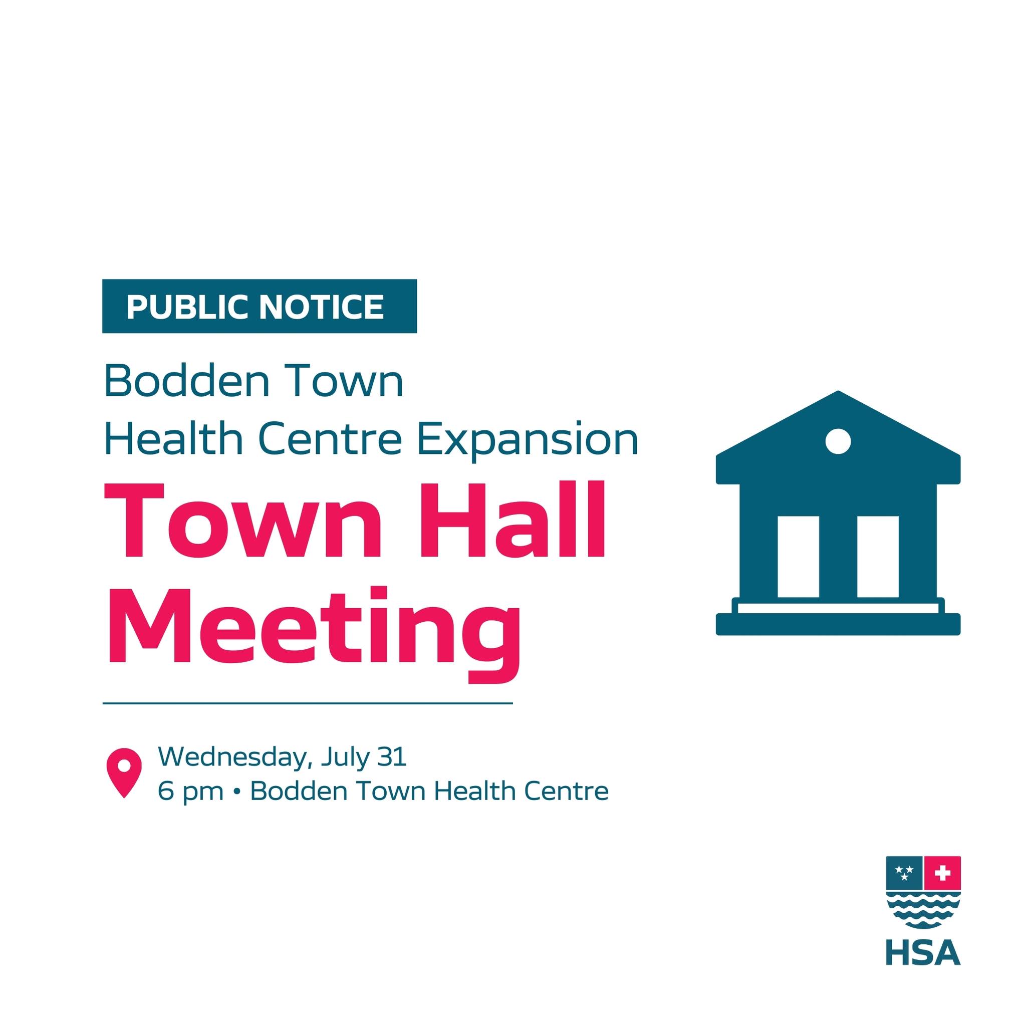 HSA town hall for Bodden Town Health Centre on 31st July - Cayman Compass