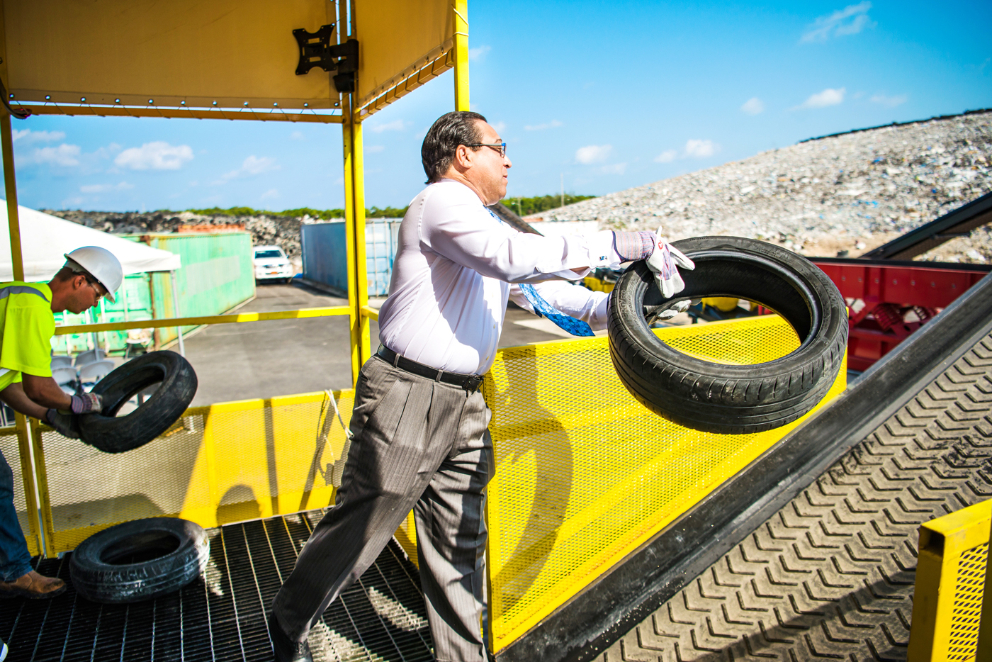 Record number of discarded tyres at landfills posing fire risk - Cayman ...