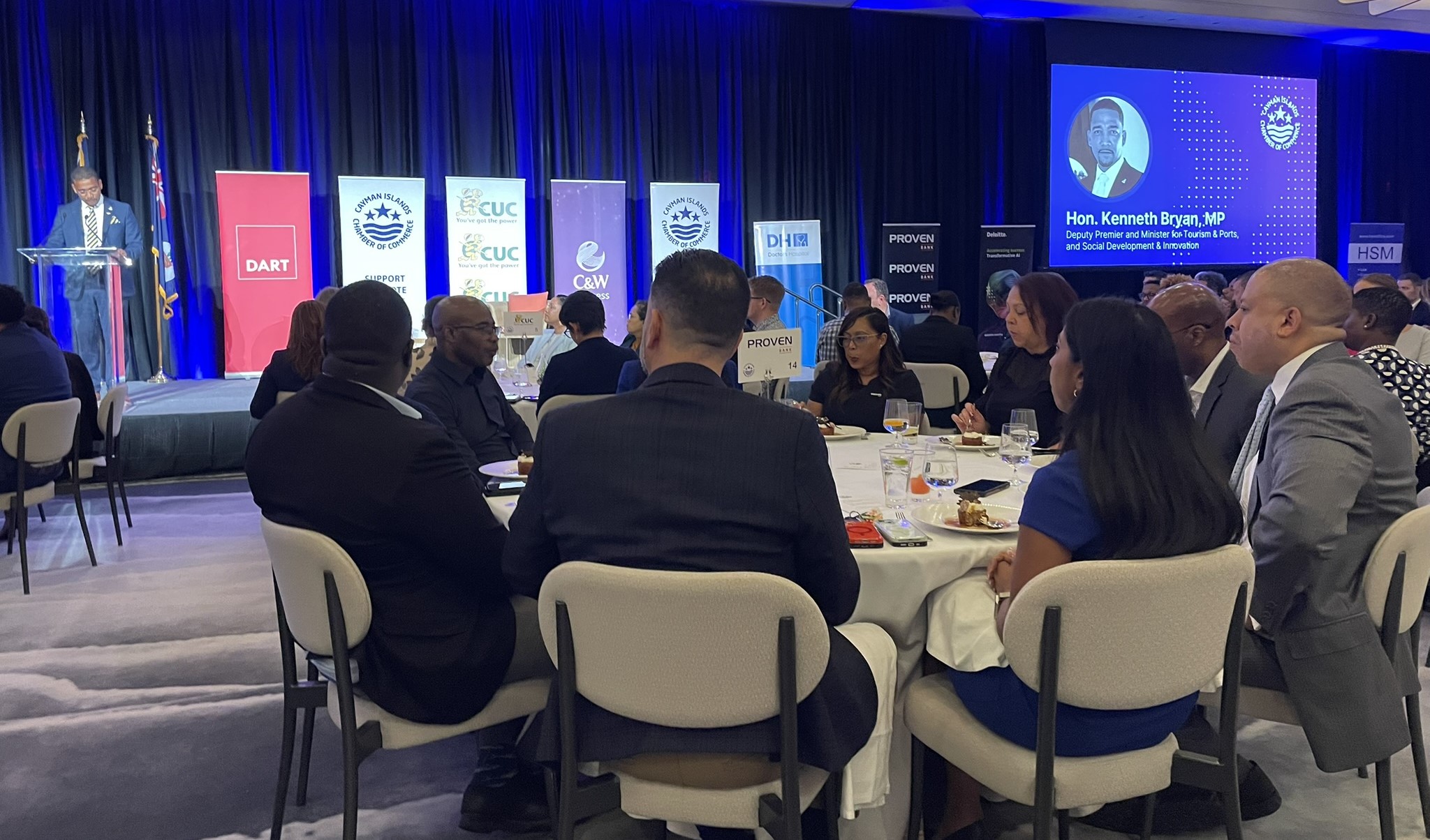 New Deputy Premier Bryan says 'no cause for alarm' in Chamber speech ...