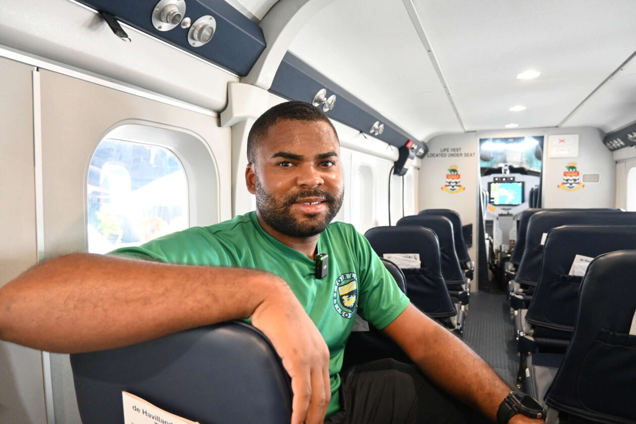 Cayman Airways pilot Adrian West immortalised with new plane - Cayman ...