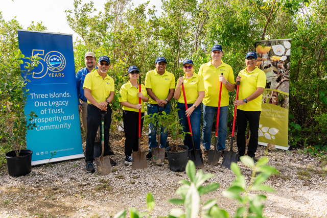 Cayman National donates fifty trees at Malportas Pond Bird Sanctuary ...