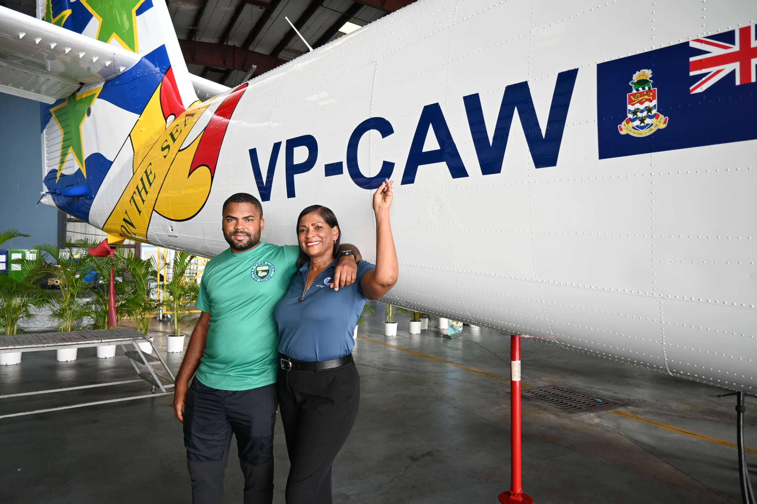 Cayman Airways pilot Adrian West immortalised with new plane - Cayman ...