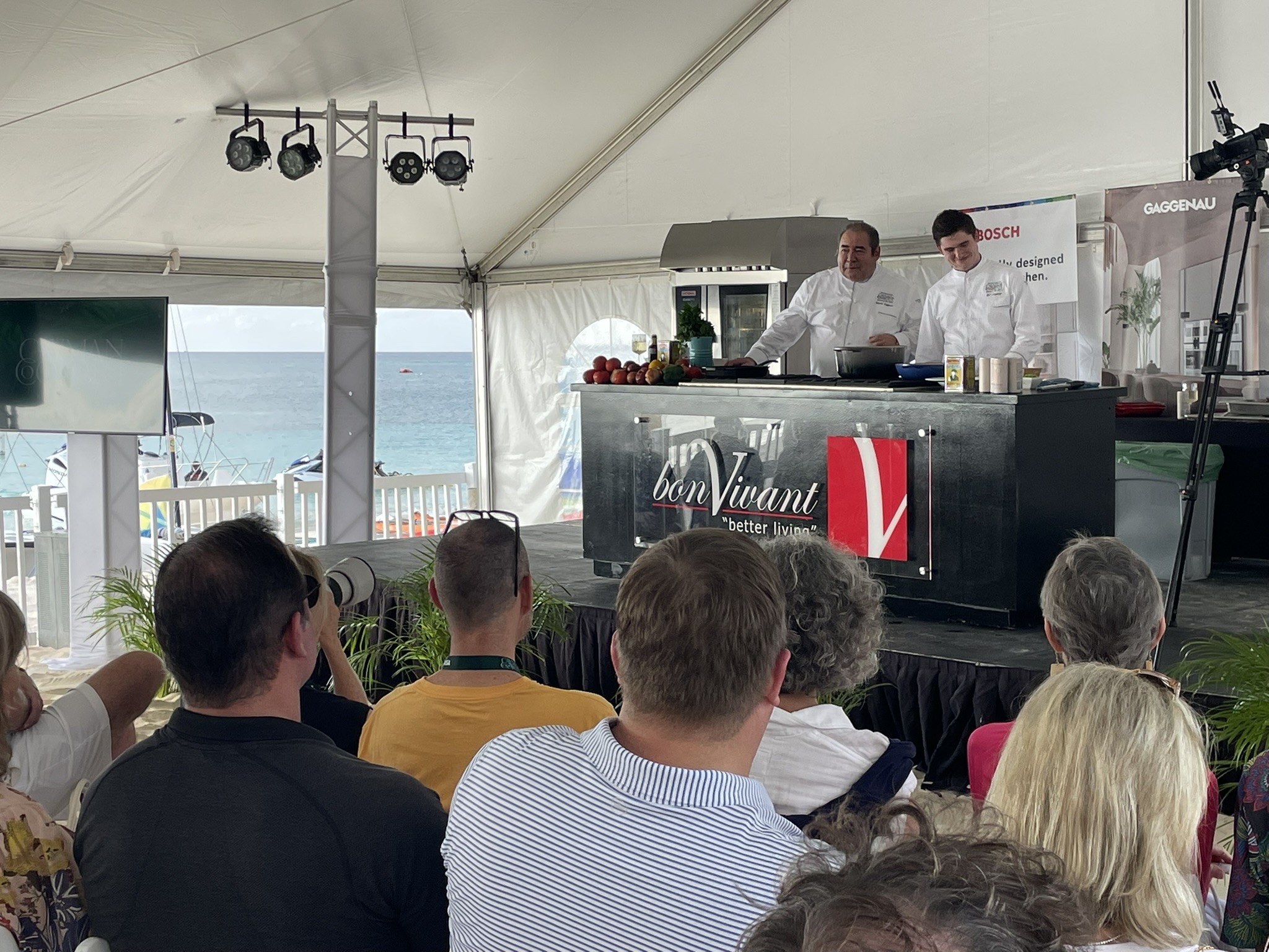 Bam! Top chef Emeril Lagasse cooks up a storm at Cayman Cookout ...