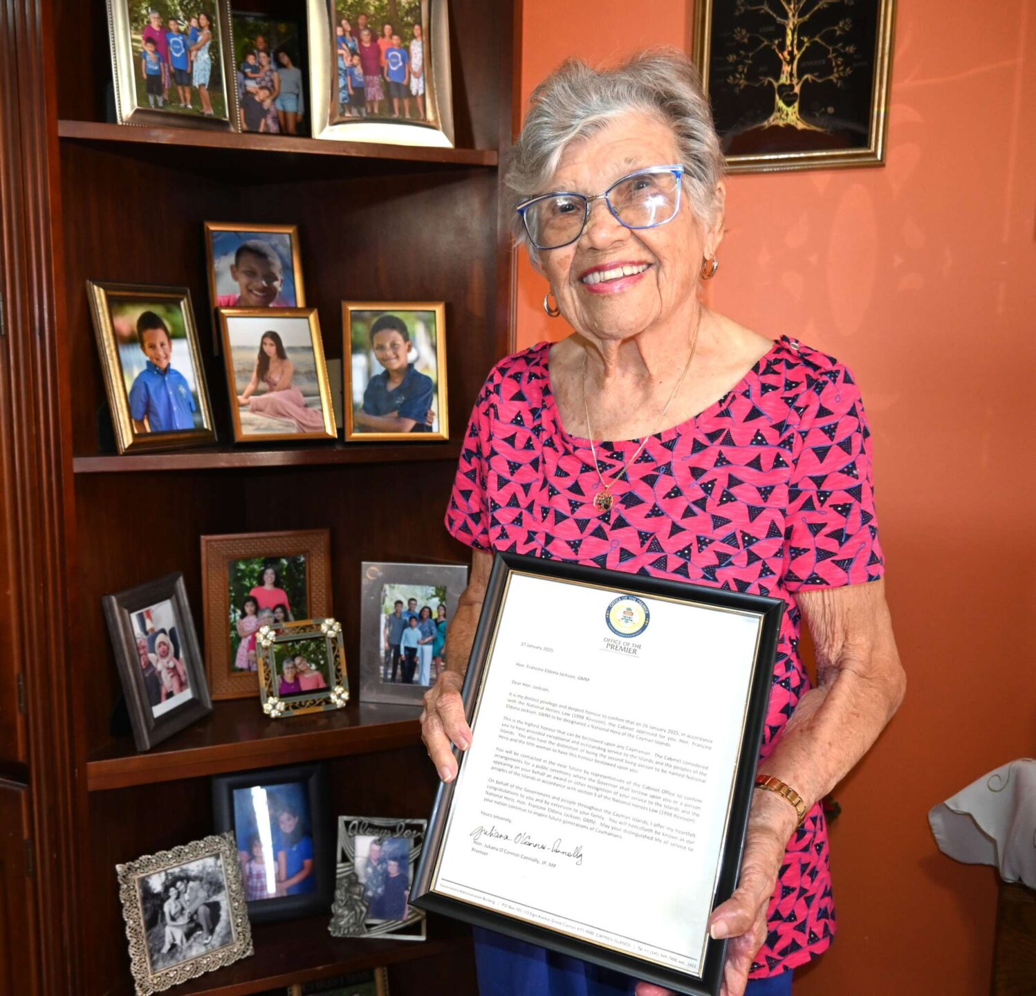 Cayman's only living National Hero Francine E. Jackson humbled by ...