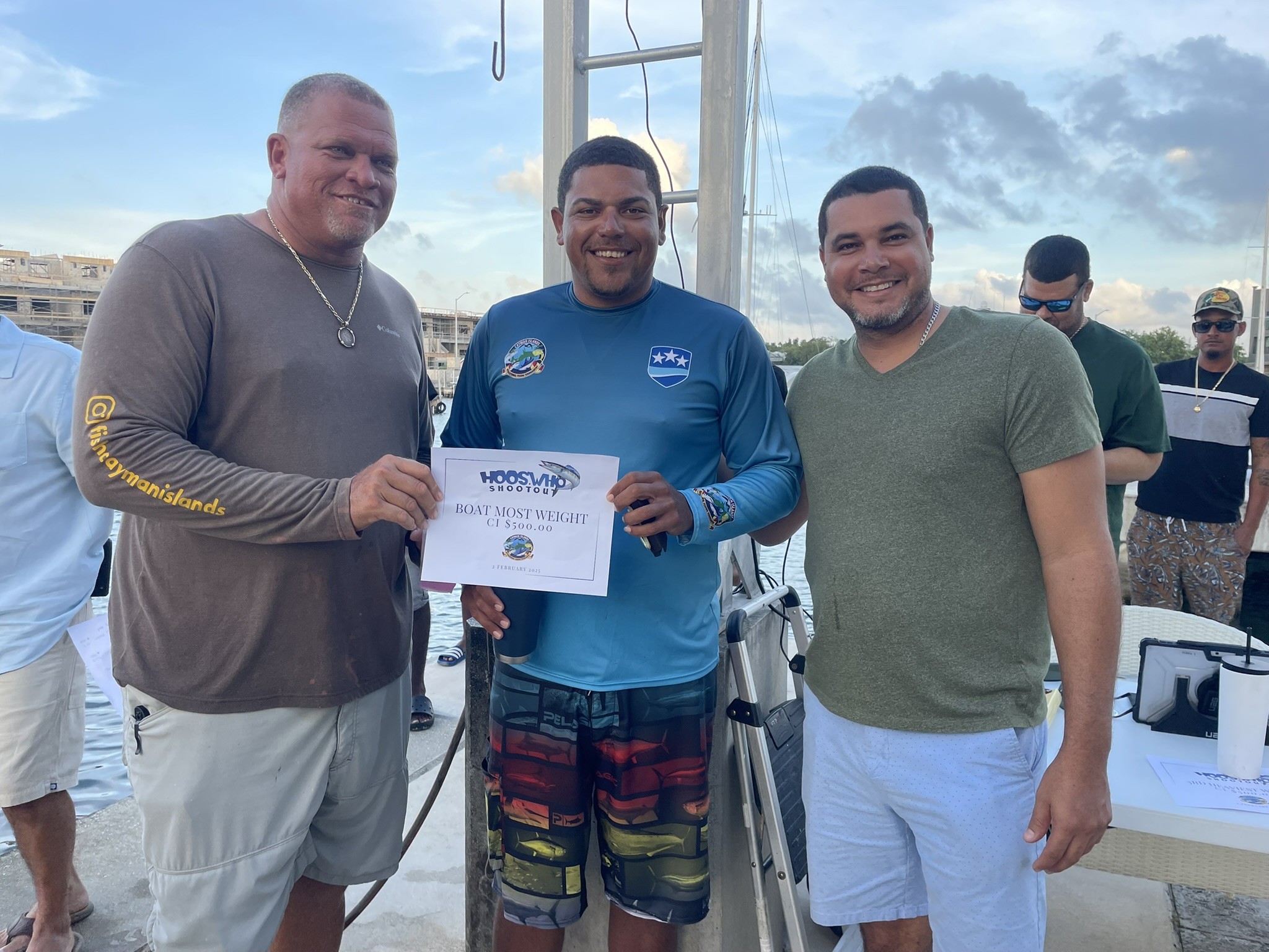 Fishing charter crew reel in $2,500 first prize with 63 lb wahoo ...