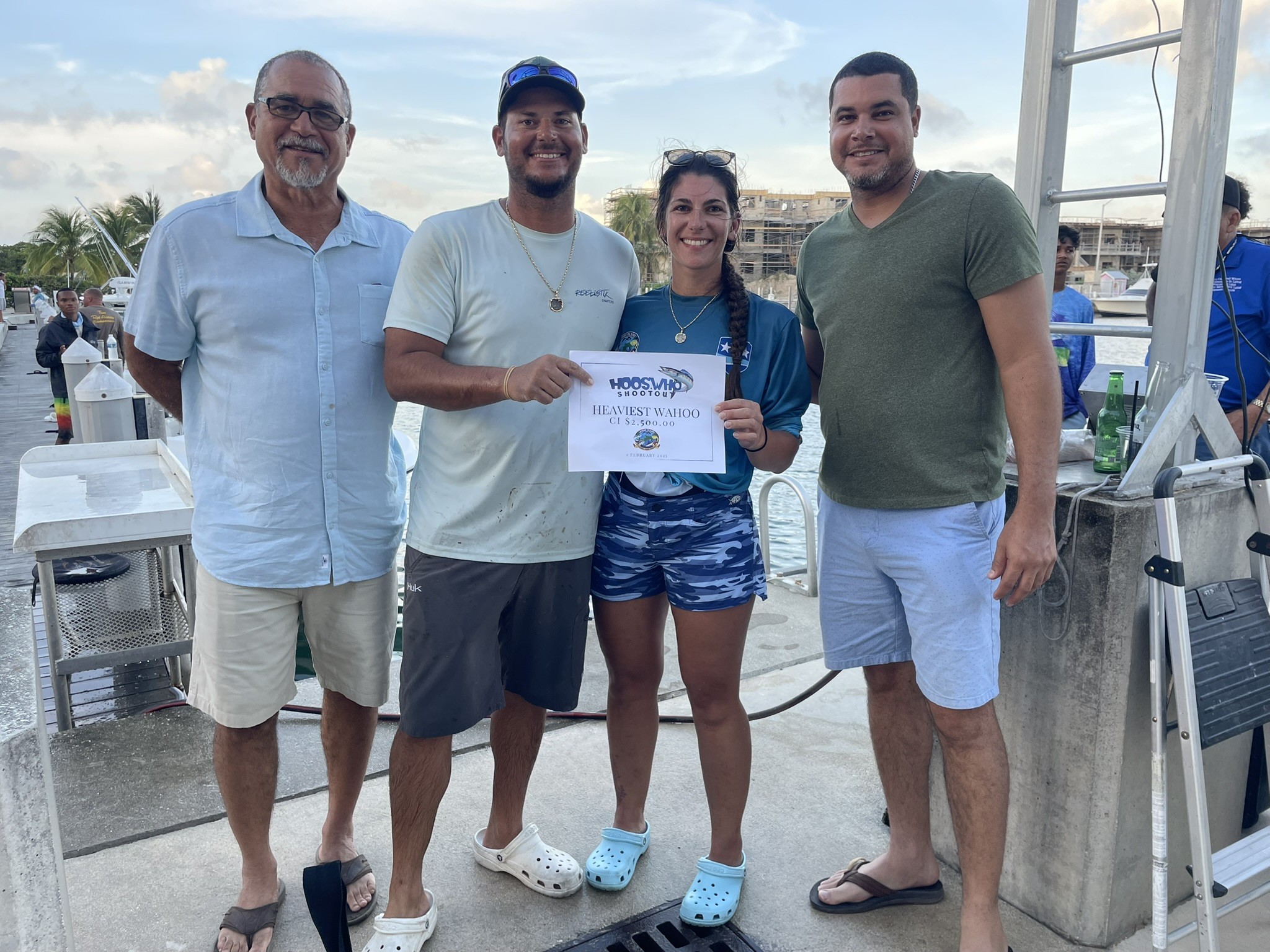 Fishing charter crew reel in $2,500 first prize with 63 lb wahoo ...