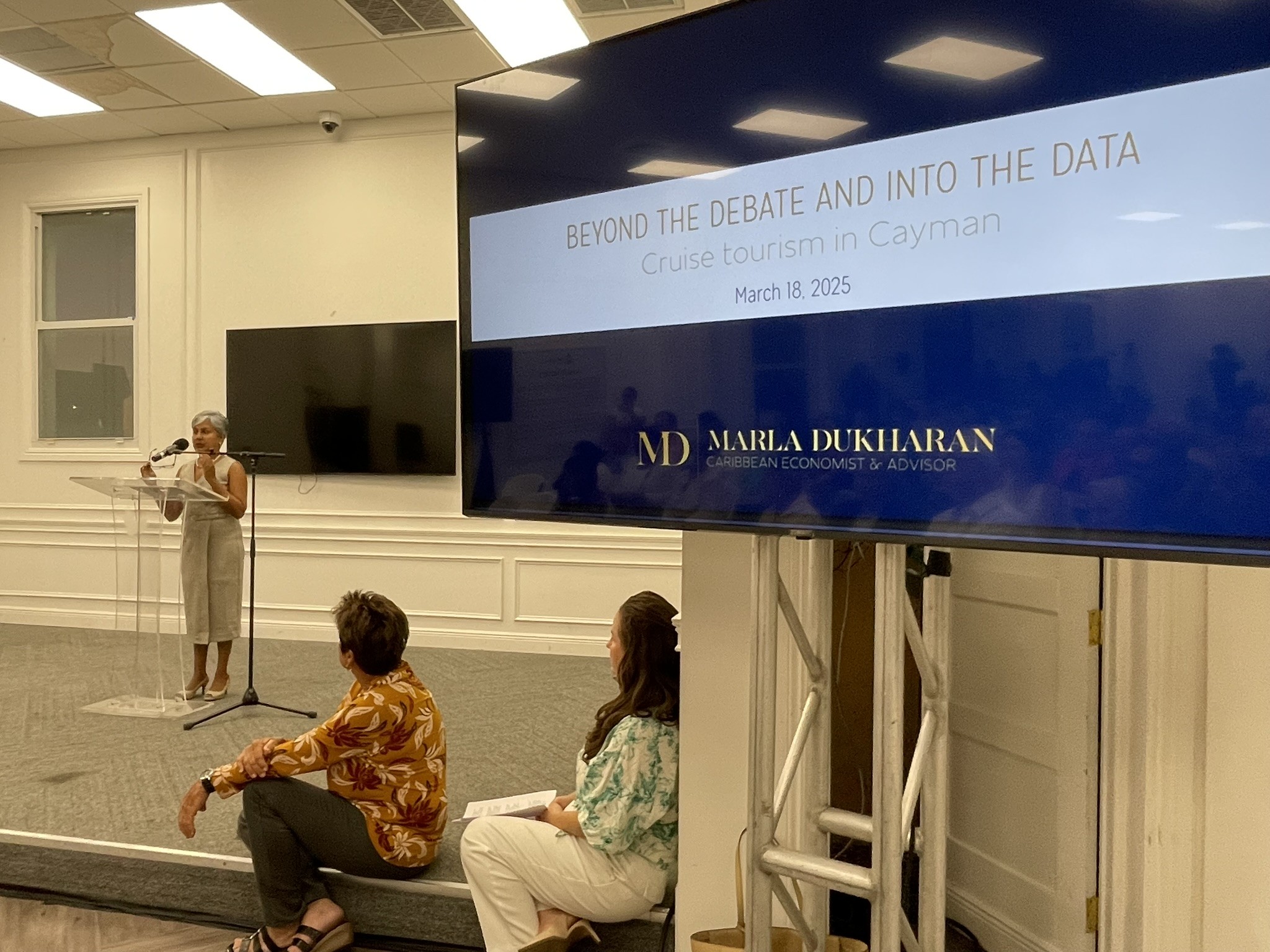 Economist questions necessity of cruise berth at campaign meeting ...