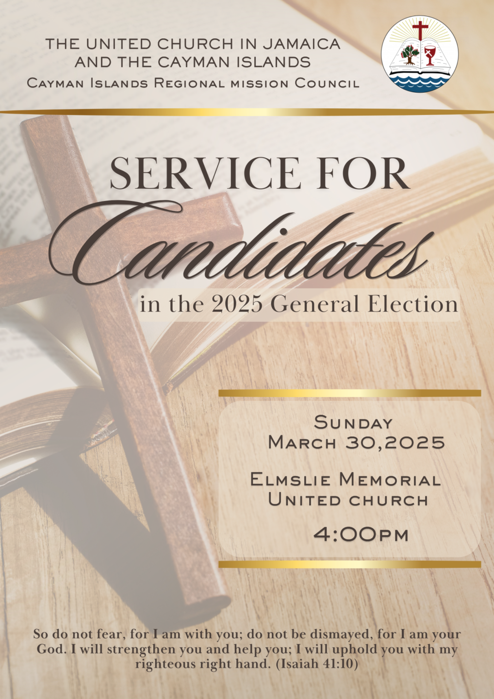 United Church to Hold Special Service of Prayer for 2025 General ...