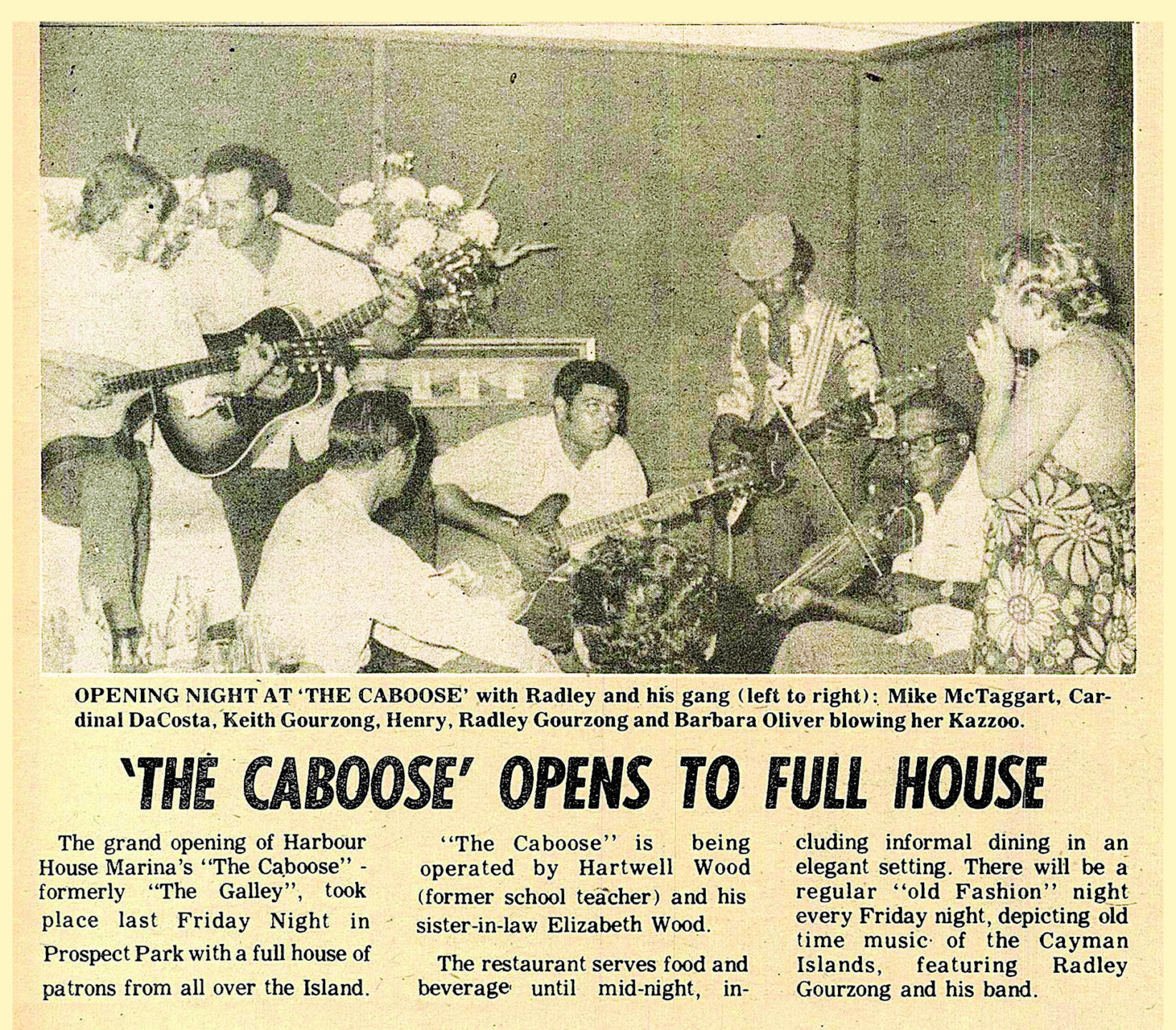 50 years ago: Emergency landing; Caboose opens - Cayman Compass