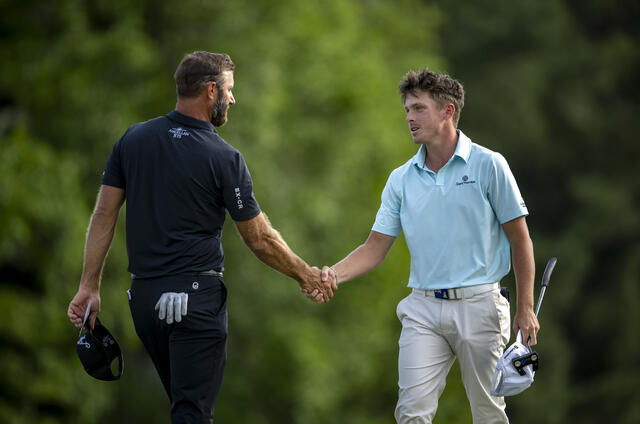 Cayman fans cheer on Hastings on tough day at US Masters