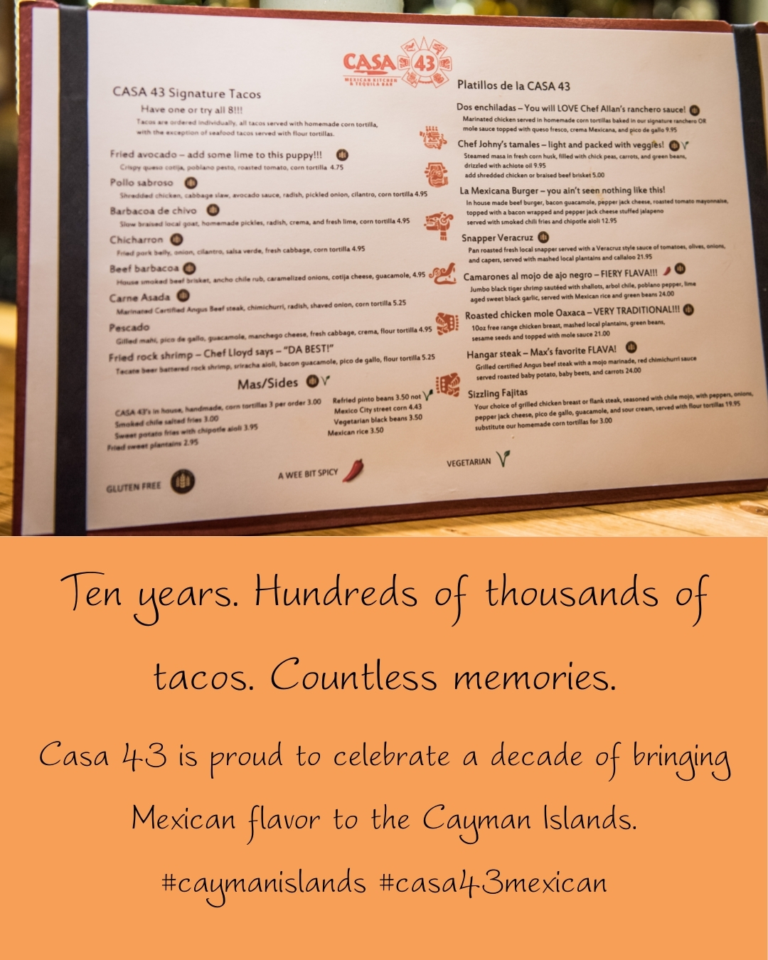 Casa 43 Celebrates 10 Years of Flavor, Family, and Heart in the Cayman ...